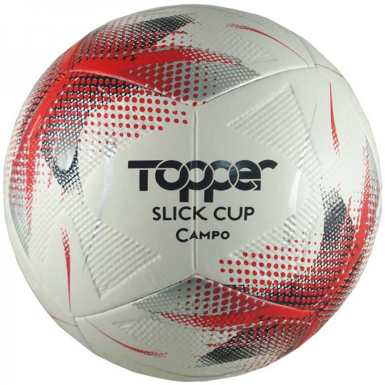 Bola Topper Campo Oficial Pvc 6 Gomos Fusion Slick Cup