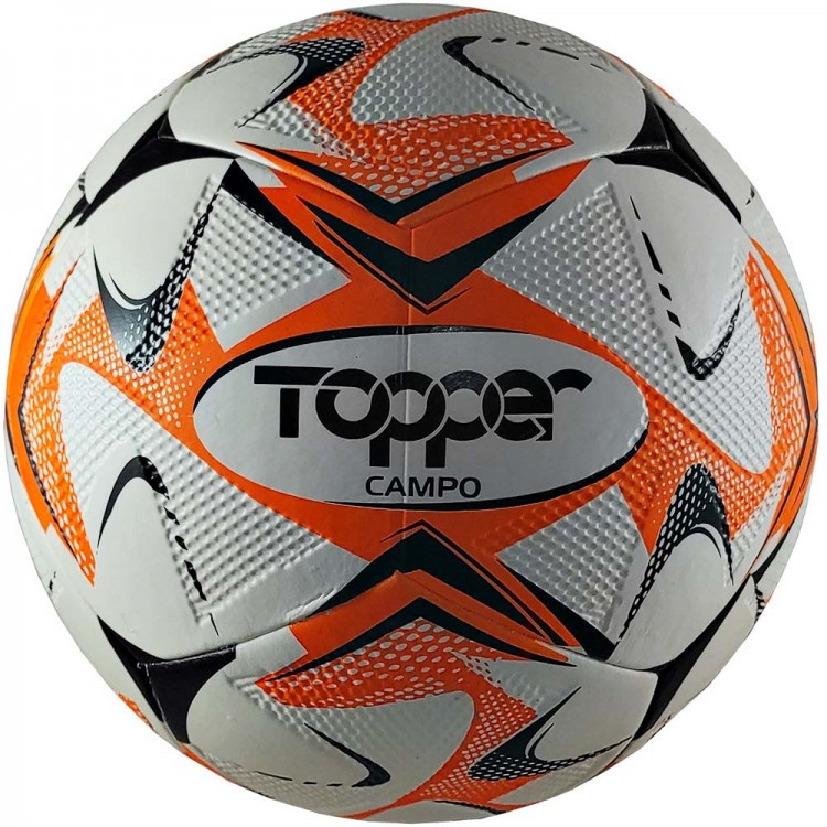 Bola Topper Campo Oficial Pvc 6 Gomos Fusion Slick Colorful