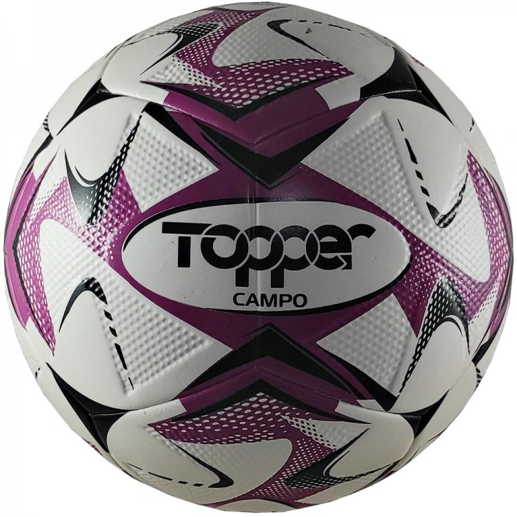 Bola Topper Campo Oficial Pvc 6 Gomos Fusion Slick Colorful